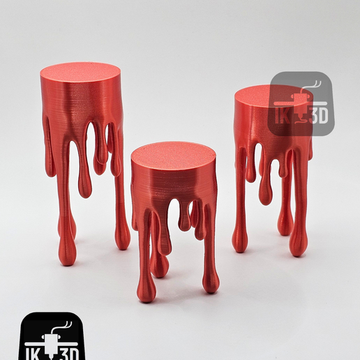 🎃 Dripping Liquid Stands / No Supports・ STL File for 3D printing・Cults
