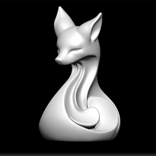 🦊 Fox・ STL File for 3D printing・Cults