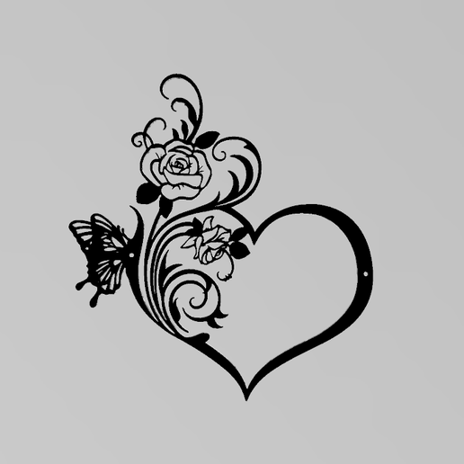 💜 Heart・ STL File for 3D printing・Cults