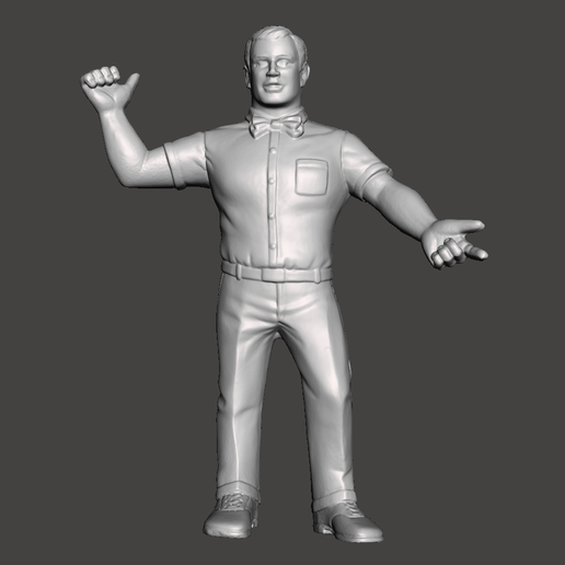 ⚽ WWE WWF LJN Style Ref Figure・Arquivo STL para ・Cults
