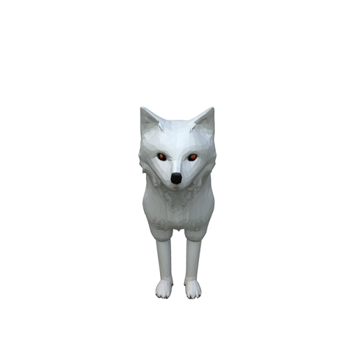 🦊 arctic fox・ STL File for 3D printing・Cults