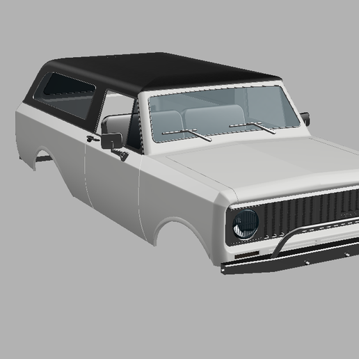 👽 International Harvester Scout Traveler RC Body・Fichier STL pour ...