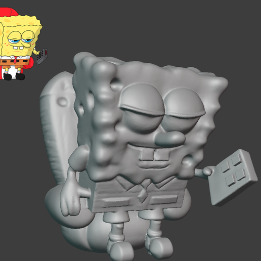 STL file SpongeBob 👾 ・Model to download and 3D print・Cults