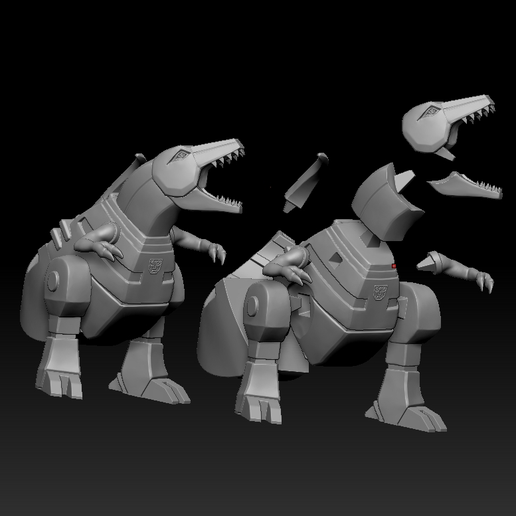 🤖 Transformers Grimlock Statue G1・Free 3D File for 3D printing・Cults