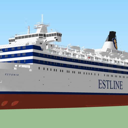 3D-Datei MS Estland kostenlos 🎨 ・3D-Druckvorlage zum Herunterladen・Cults