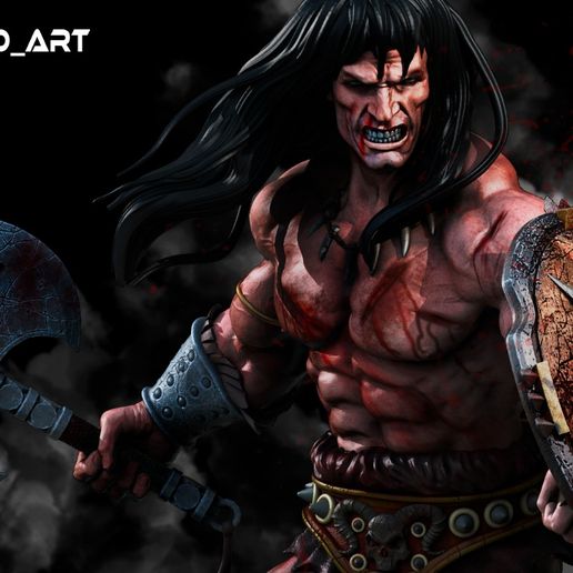 🗡️ Conan 3D Print・ STL File for ・Cults