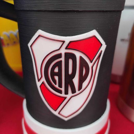 STL file Escudo River Plate para jarra chop 🎏 ・3D print object to ...