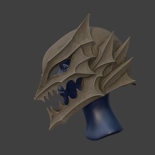 🪖 Guts’ Berserker Armor Helmet・ STL File for 3D printing・Cults