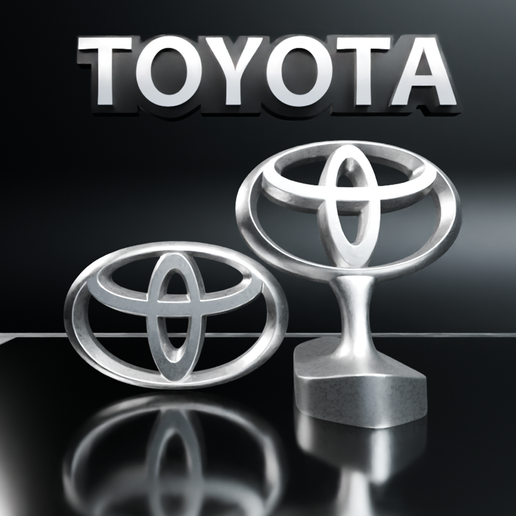 🟢 TOYOTA Car SUV Logo Emblem Badge Sign Crest Symbol Mark Insignia・Free ...