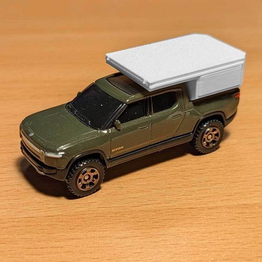 🏕️ Matchbox Rivian R1T Camper Pack (FDM)・ 3D File for 3D printing・Cults