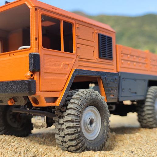 👶 Crawler Baby Cat 1 Cab - 1/18 TRX4M RC body・ 3D File for 3D printing ...