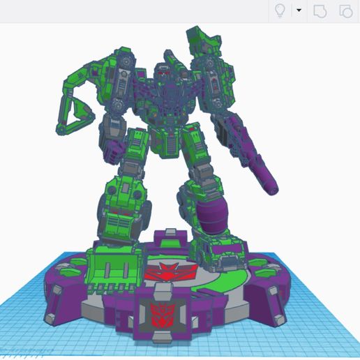 🤖 DECEPTICONS - CONSTRUCTICONS PART 03 DEVASTATOR・ STL File for 3D ...