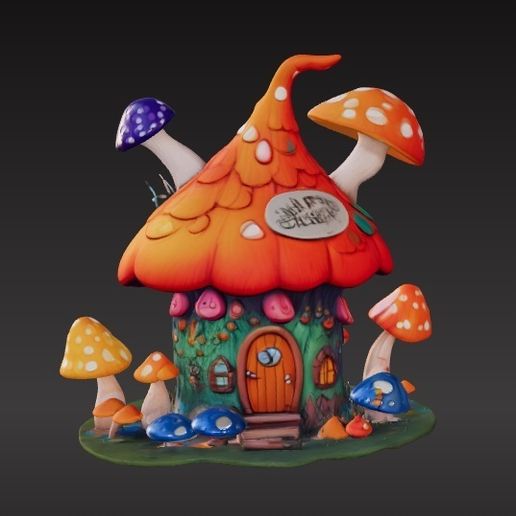 STL file Fairy house 🧚 ・3D print object to download・Cults
