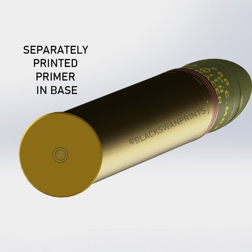 🪖 WW2 United States Sherman 76mm M1 Tank Cannon Shell・ 3D File for 3D ...