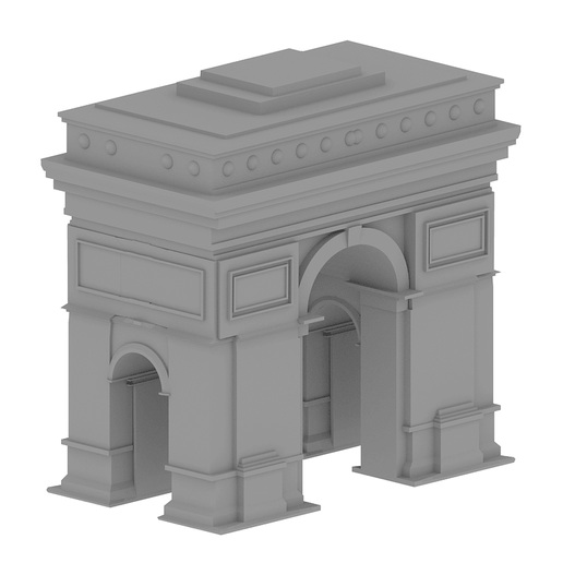 3D file Triumphal Arch ️ ・3D printing template to download・Cults
