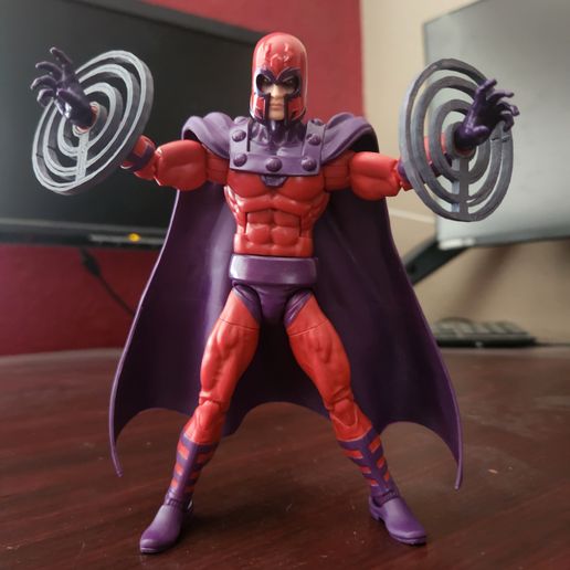 👽 Marvel Legends Magneto Effects・ STL File for 3D printing・Cults