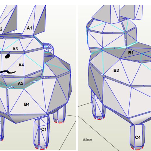 🧸 Gubby Forsaken Papercraft・3D Print・Cults