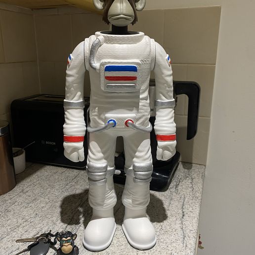 3D printed Super Bored Ape - Astronaut • made with N4max・Cults