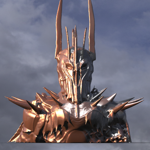 🗿 Sauron Statue・ STL File for ・Cults