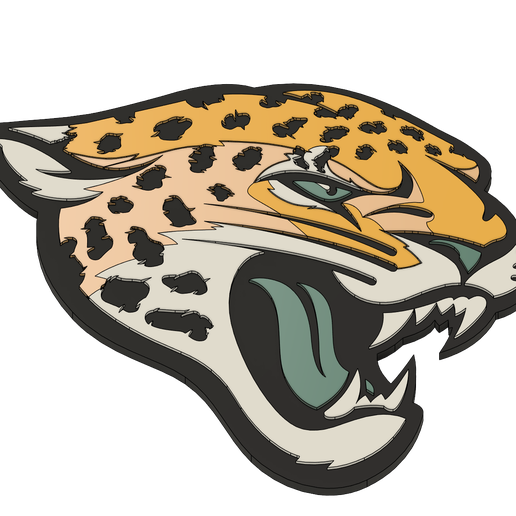 🏈 Jacksonville Jaguars Logo・ 3D File for 3D printing・Cults