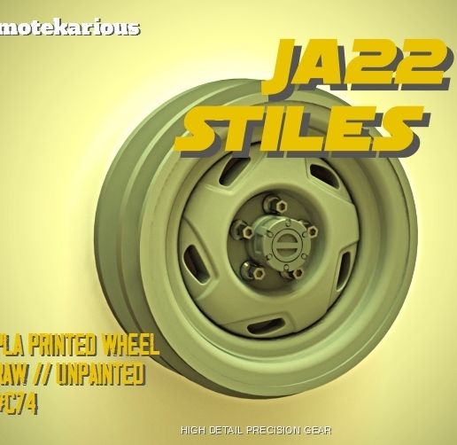 🛞 RC SUZUKI JA22 STILES WHEEL・ STL File for 3D printing・Cults