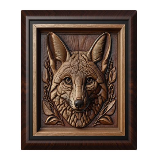 3D file Jackal animal wall art relief wall decor 🎨 ・3D print object to ...