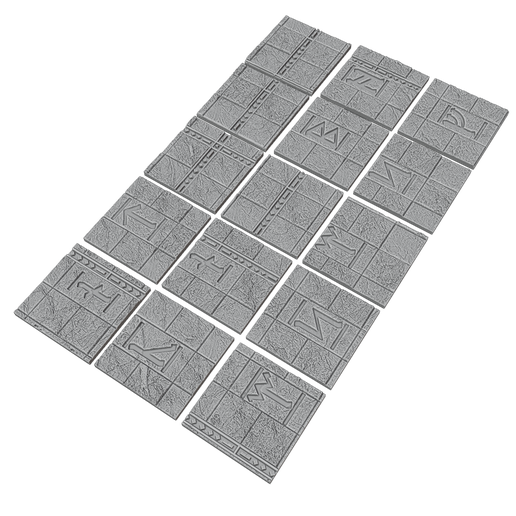 🟪 Dwarven Rune Base Toppers - for 30mm Square Bases・ 3D File for 3D ...