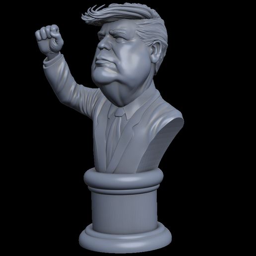 👤 Donald Trump・ STL File for 3D printing・Cults