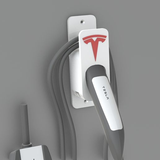 Download STL file **Improved Updated Version** TESLA MOBILE CHARGER GEN ...