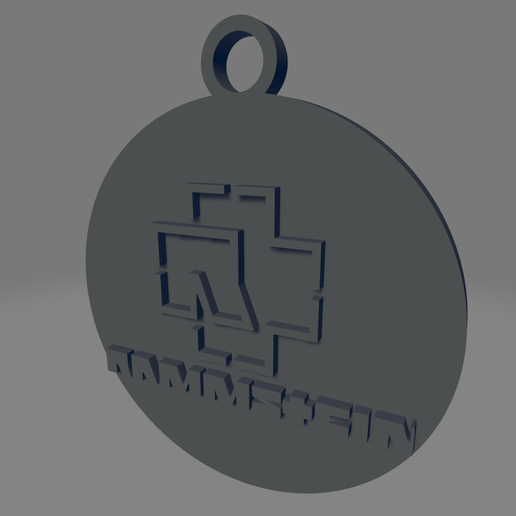 STL file Rammstein Keychain 🗝️ ・3D printer design to download・Cults