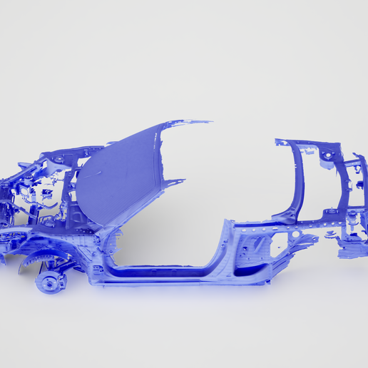 🚗 Toyota MR-S Chassis 3D scan Front, LH side and rear sections・ STL ...