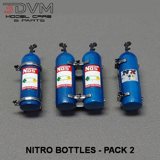 🍾 NITROUS BOTTLES (BIG) PACK 2・ 3D File for 3D printing・Cults