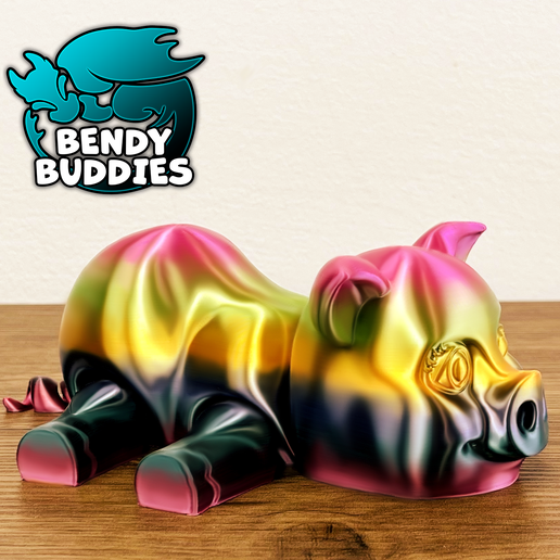 STL file Pigmo Cute Pig / Swine Articulated / Print-in-Place Farm ...