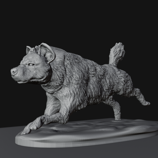 STL file hyena running stl 🐾 ・3D printable model to download・Cults