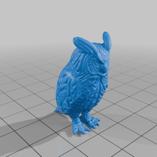 🦉 Great Wise Owl 20mm, 25mm and 200mm + Low Poly (DND / TTRPG)・Free 3D ...