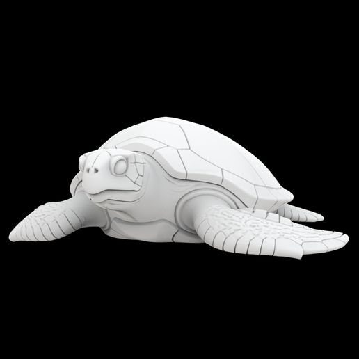 🐢 Sea Turtle Clay 3D Print Model・ STL File for 3D printing・Cults