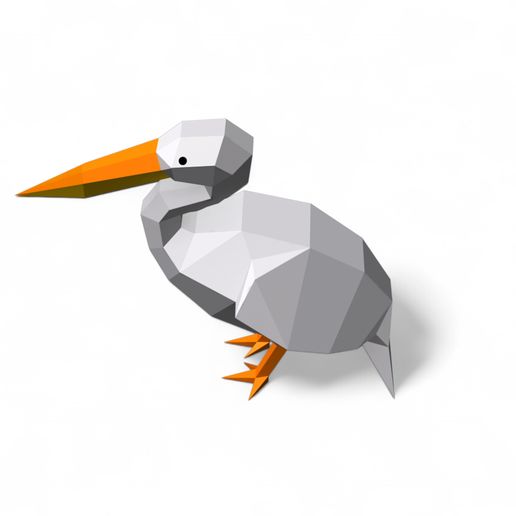 STL file Pelican bird 🐦 (OBJ)・3D printing idea to download・Cults