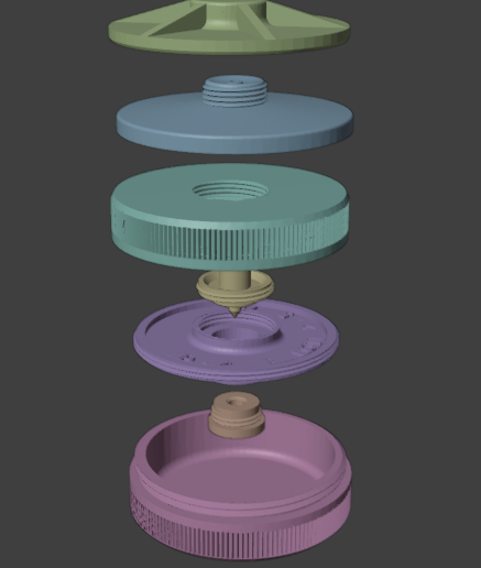 🪖 Model of the Spanish anti-personnel mine EXPAL P-4-B・ 3MF File for 3D ...