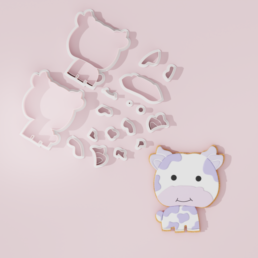 STL file Cow Cookie Cutter #1 🐄 ・3D printable model to download・Cults