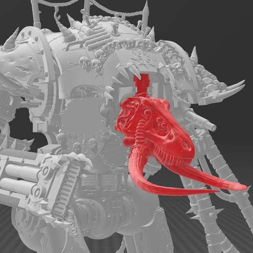 🦖 Two Chaotic Rex Knight Heads・Free STL File for ・Cults