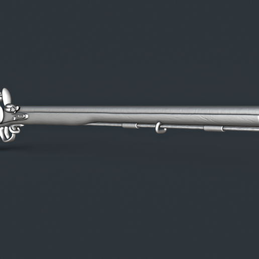 🔫 Musket Rifle RoZ・ STL File for 3D printing and CNC machining - Laser ...