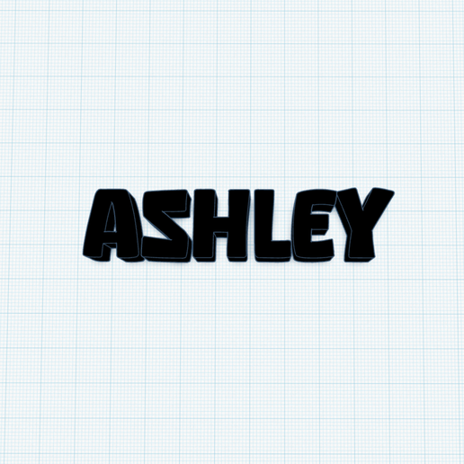 STL file ASHLEY NAME 🎨 ・Model to download and 3D print・Cults