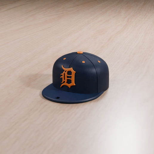 ⚾ Detroit Tigers Baseball Hat Keychain・ STL File for 3D printing・Cults