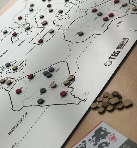 🎲 TEG game board・ DXF File for CNC machining - Laser cutting・Cults