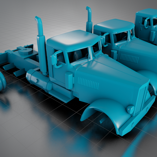 STL file PETERBILT 351 🚚 ・3D printer design to download・Cults