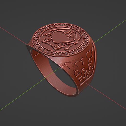 🦀 Personalized Crab Ring - Custom 3D Design・ STL File for 3D printing・Cults