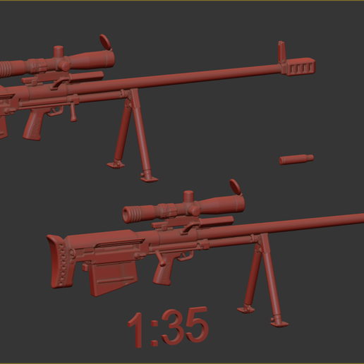 🇷🇺 (1:35 scale) KSVK 12.7・ 3D File for 3D printing・Cults