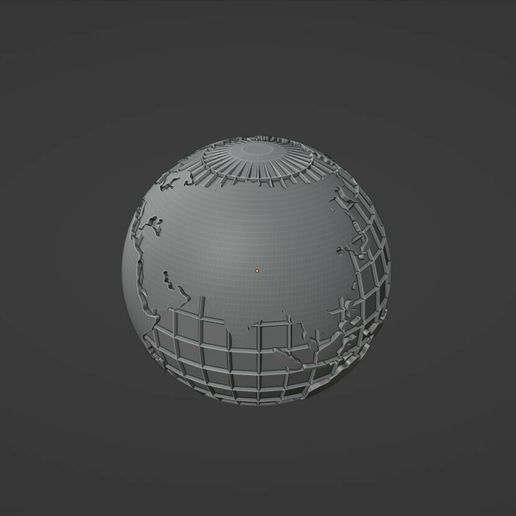 STL file Grid Globe for Desktop 🌍 ・Model to download and 3D print・Cults