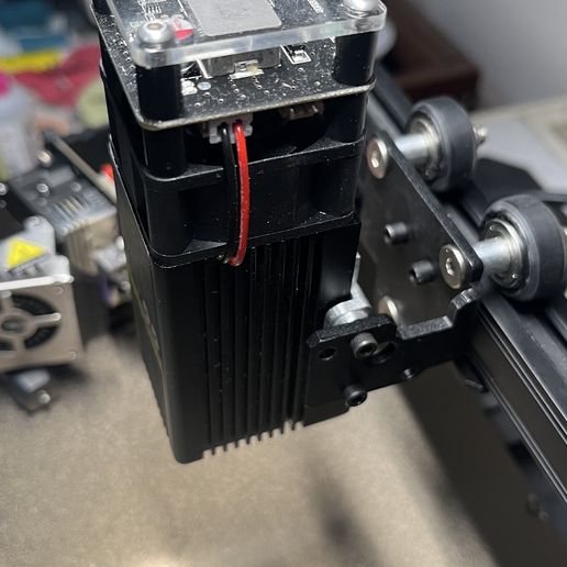 STL file Ender 3S1 Pro, Mount for Cr Laser module - Falcon 🧞‍♂️ (STEP ...