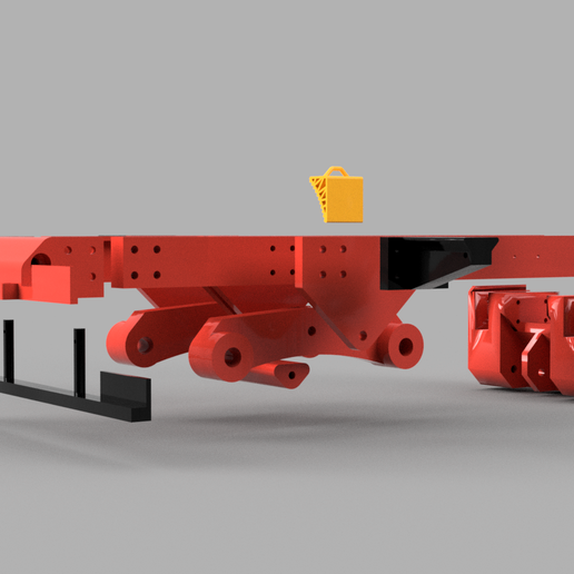 🏗 chassis kit for KRAMPE bruder body・ 3D File for 3D printing・Cults